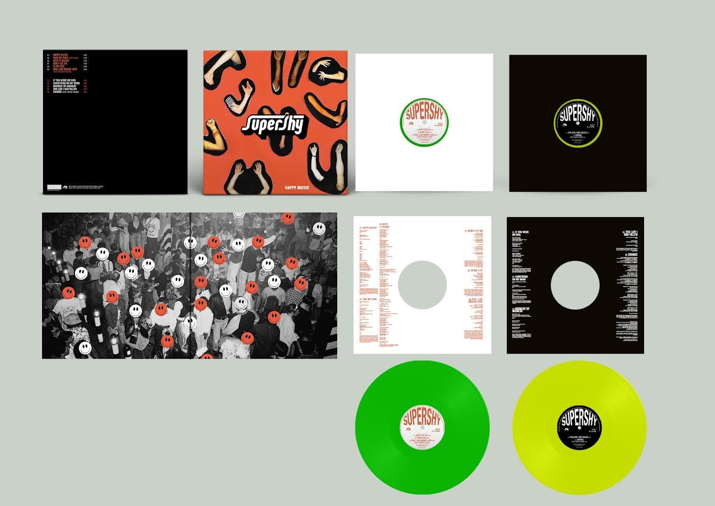 Happy Music (Double Coloured Gatefold Vinyl) – Supershy | Official Store
